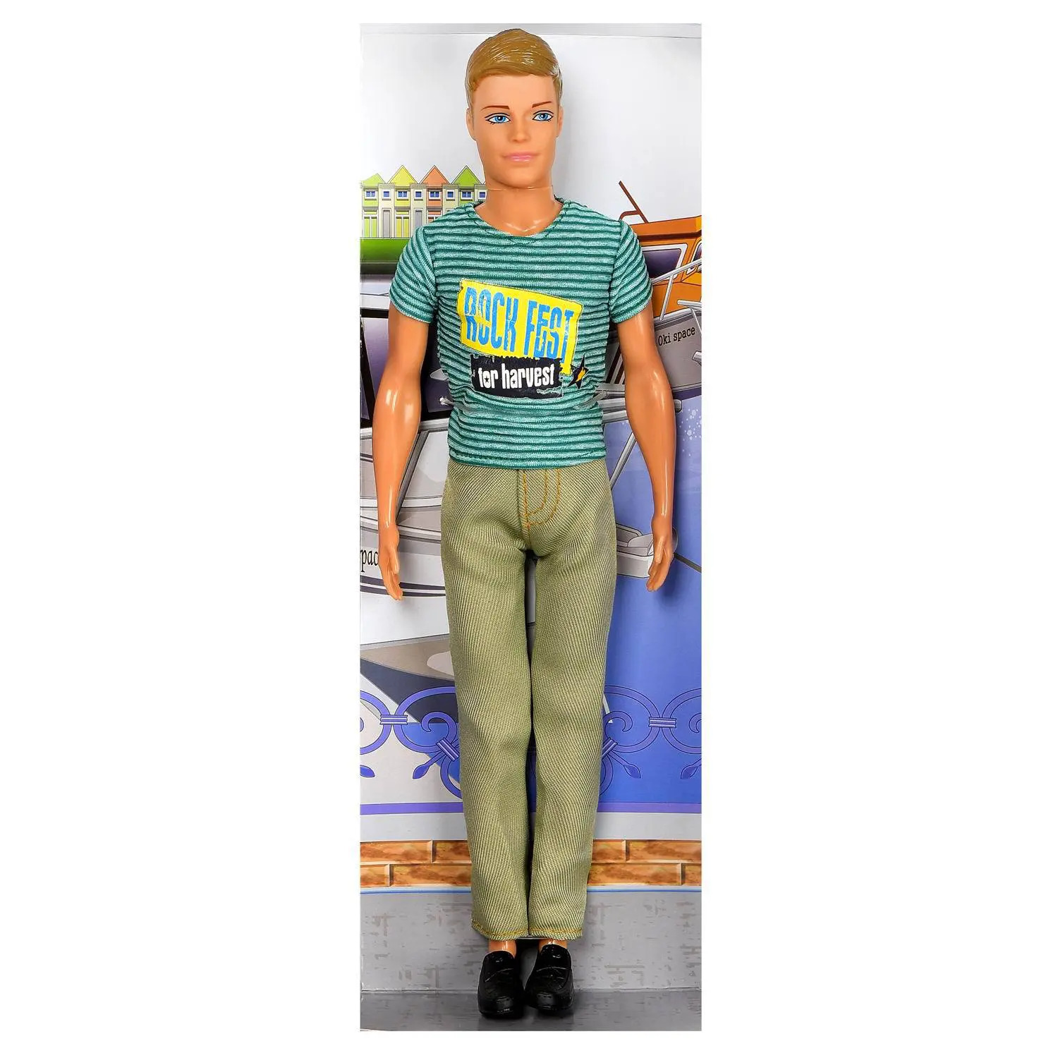 Кукла Defa Kevin Юноша в зеленой футболке 30 см